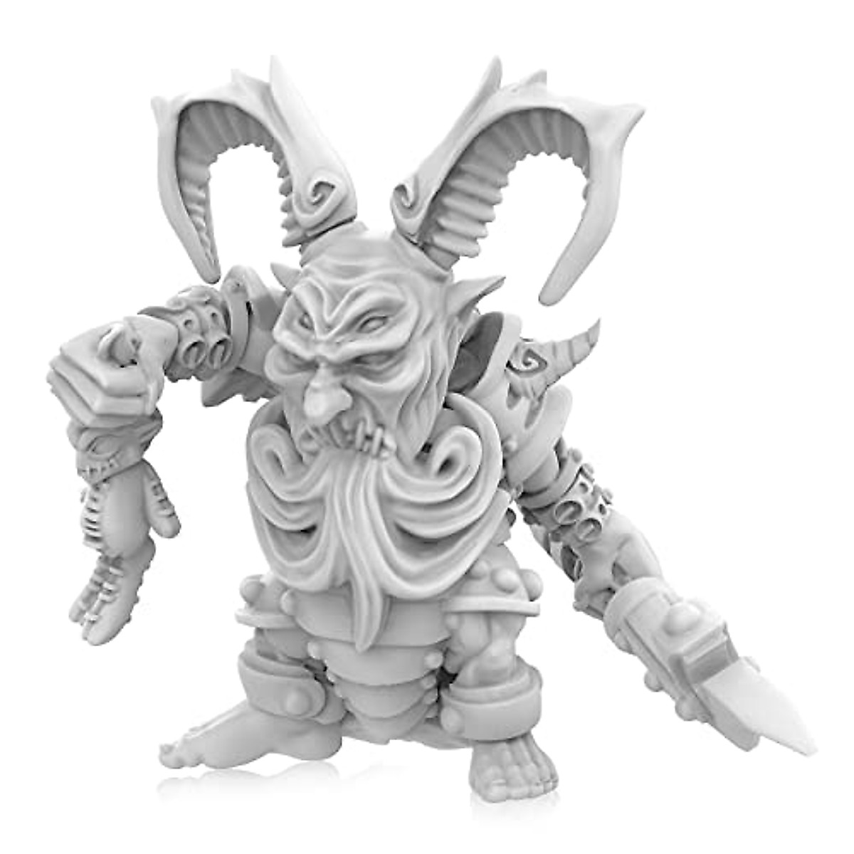 Inland High Precision Plant-Based PLA Resin Pro, Large Build Volume 3D Printing UV-Curing Photopolymer Resin for 405nm LCD Monochrome (White, 1KG)