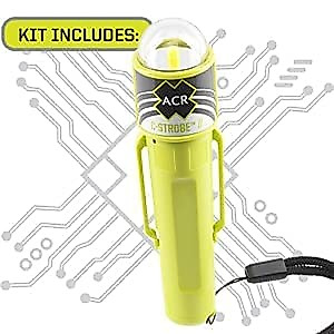 ACR ResQFlare E-Flare Safety Kit - Marine Electronic Boat Flare Meets USCG Daytime and Nighttime Coast Guard Boating Requirements