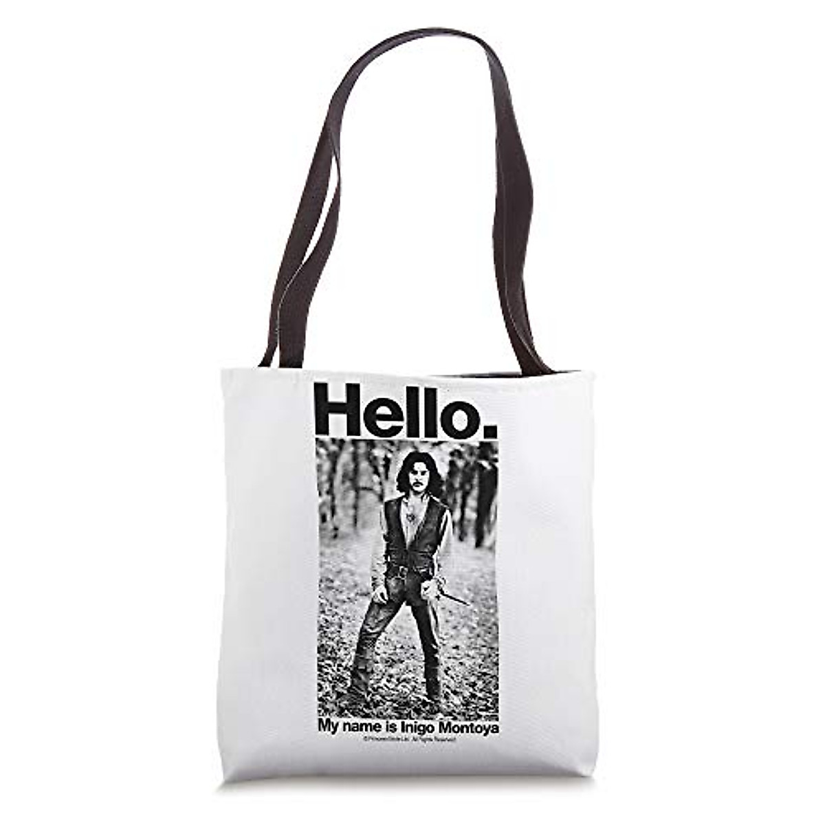 The Princess Bride Hello My Name Is Inigo Montoya Tote Bag