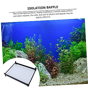 balacoo 2pcs aquarium divider panels frag rack fish tank divider 75 gallon fish tank aquarium gravel 55 gallon fish tank lid fish tank filters aquarium suction cups filter screen mini