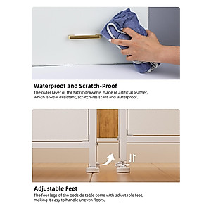 YILQQPER Tall Dresser for Bedroom,16 Drawer Dressers & Chests of Drawers, White Fabric Bedroom Dresser with Wood Top, Metal Frame, Tall Storage Tower for Closet Entryway, White