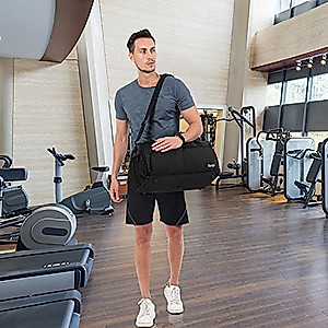 Sucipi Gym Bag for Women with Shoe Compartment, Light Weight Ladies Gym Bag, Workout Bags with Water Resistant Pocket, Large Capacity with Multi-pocket