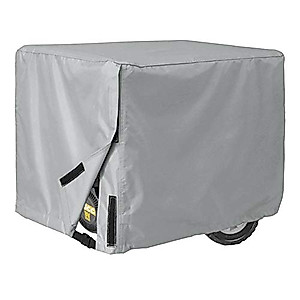 Ichiias Waterproof Electric Generator Cover, Practical Convenient Waterproof Durable Electric Generator Cover, Garden for Outdoor(Gray)