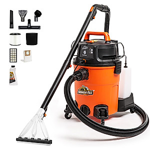 Armor All 6-Gallon* 5.5 Peak HP† 3-in-1 Wet/Dry/Upholstery Shampoo Vacuum Cleaner – VK609PFR 0901
