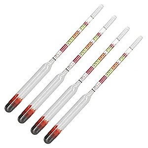 Beer Meter, Hydrometer Tool Durable Wide Application 10pcs High Accuracy for Home