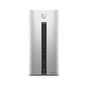 HP Pavilion Desktop 550-126 i5-6400 2.7GHz 12GB 1TB DVDRW W10 64-Bit, Silver, Large (Renewed)