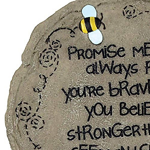 Spoontiques - Garden Décor - Promise Me Stepping Stone - Decorative Stone for Garden