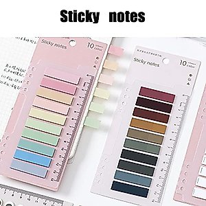 AWEELON 1600Pcs Sticky tabs Index Tabs Writable Page Tabs for Books File Notebook