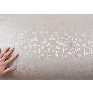 ROSEROSA Peel and Stick PVC Floral Self-Adhesive Wallpaper Covering Countertop Backsplash Herb Garden (PG4181-2 : 2.00 Feet X 6.56 Feet)