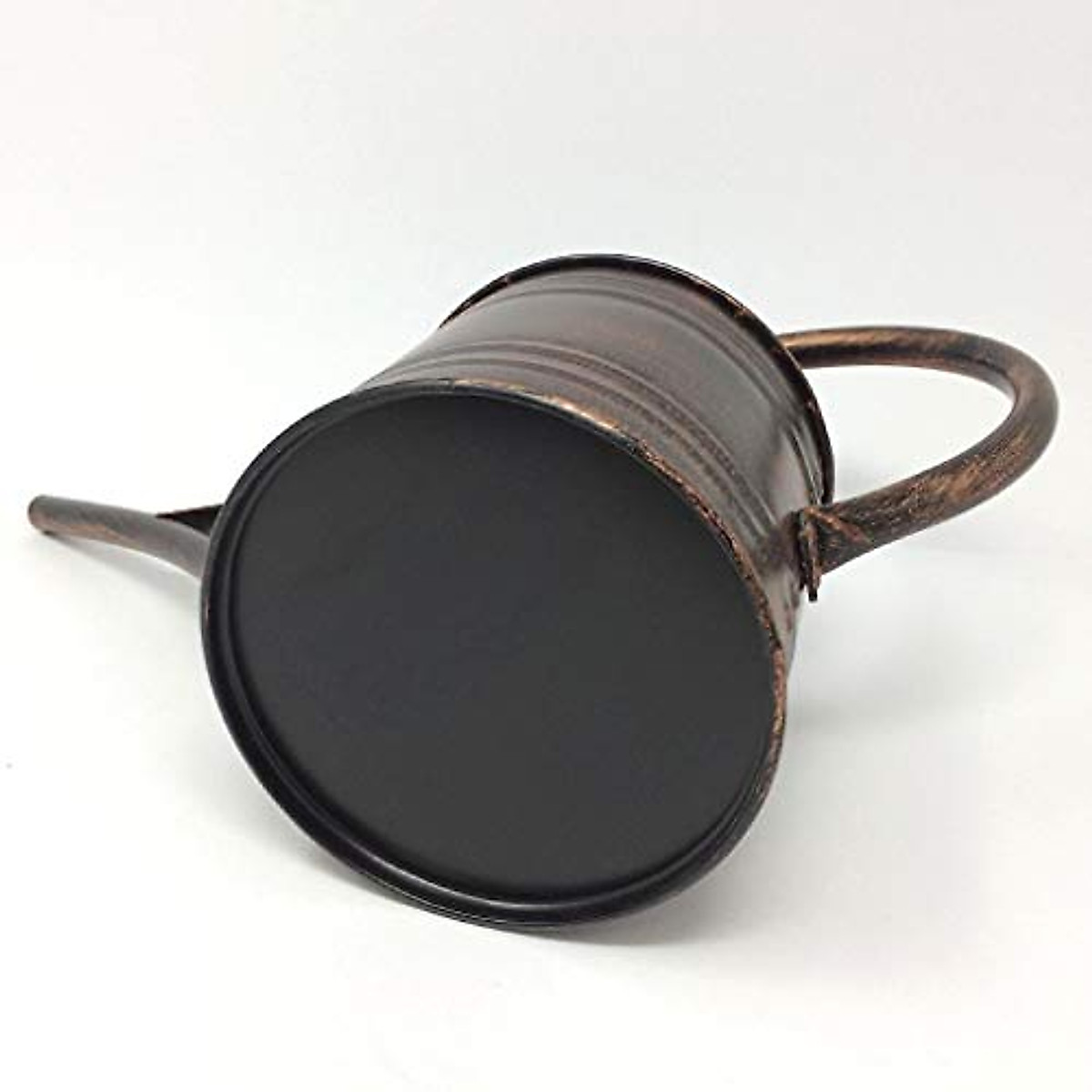 Time Concept Classical Metal Watering Can - 1.2L, Tinplate - Brush Black Copper