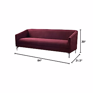 Sandy Wilson Home Elaine Sofa, Burgundy