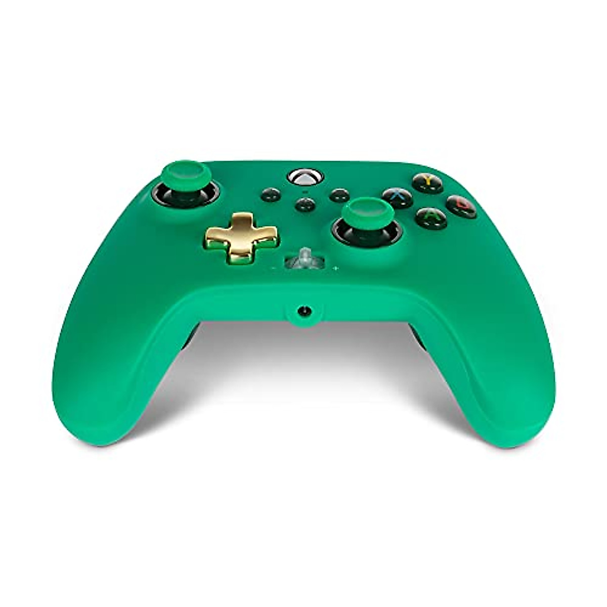 PowerA Enhanced Wired Controller for Xbox Series X|S - Green, Gamepad, Wired Video Game Controller, Gaming Controller, Works with Xbox One - Xbox Series X