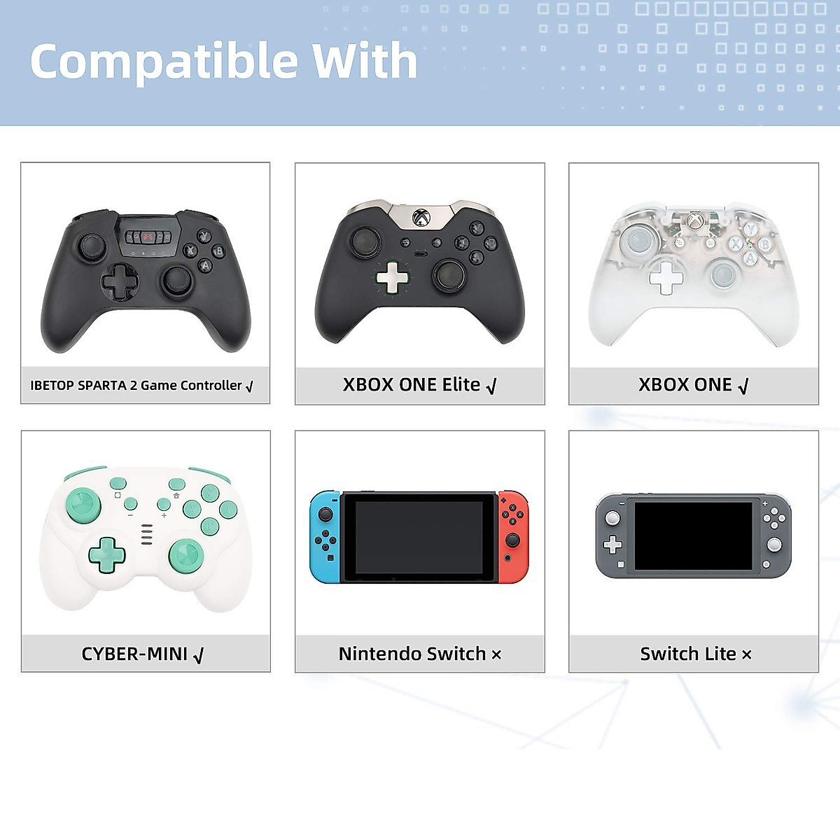 GeekShare Fruits Theme Xbox One Controller Thumb Grips, Thumbsticks Cover Set Compatible with Xbox One Controller, 2 Pair / 4 Pcs - Peach and apple