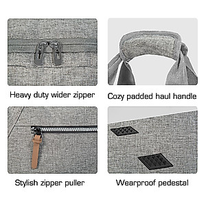 ROTOT Sport Duffel Bag, Gym Bag with Waterproof Shoe Pouch, Weekend Travel Bag with a Water-resistant Insulated Pocket (33L) (Dark gray)