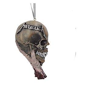 Nemesis Now Metallica Sad But True Hanging Ornament 10.8cm, Officially Licensed Metallica Merchandise, Rock Band Christmas Decoration, Cast in The Finest Resin, Expertly Hand-Painted