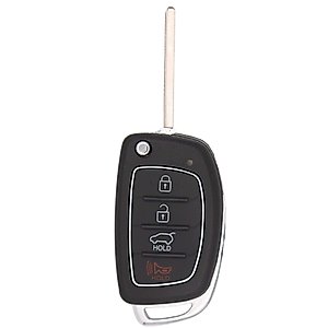 Keyless2Go Replacement for Keyless Entry Remote Head Flip Car Key Fob for Hyundai Santa Fe TQ8-RKE-4F31 95430-2W110