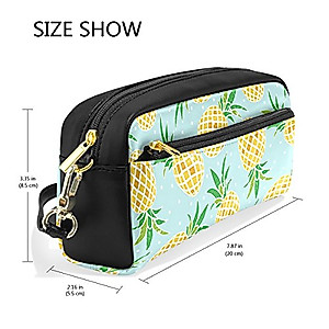 ABLINK Cute Cactus Pencil Pen Case Pouch Bag with Zipper for Travel, School, Small Cosmetic Bag