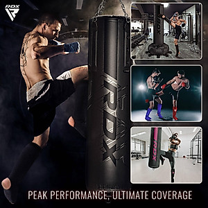 RDX Shin Guards Kickboxing Muay Thai, SATRA Approved, MMA Leg Instep Protection Pads