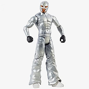 WWE Mattel Rey Mysterio Action Figure Series 121 Action Figure Posable 6 in Collectible for Ages 6 Years Old and Up,Multi