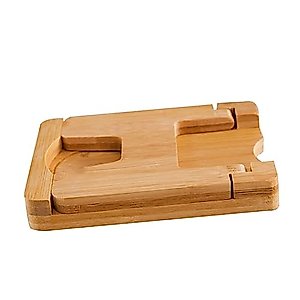 Zerodeko 1pc Lid Rack Desk Shelves Pot Lid Rest Holder Pot Cover Holder Desktop Organizer Shelf Tabletop Pan Lid Rack Pot Lid Shelf Folding Bracket Lid and Spoon Rest Pot Lid Stand Bamboo