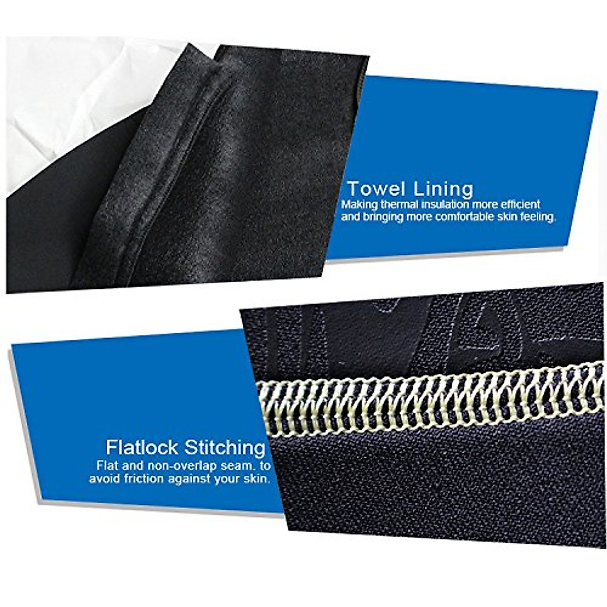 Dizokizo Wetsuit Pants 3mm Thermal High Waist Long Neoprene Trousers Diving Pants for Men Women (Size XL)