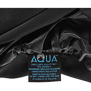AQUA Waterproof Headwear®️, Waterproof, Pre-Tied, Vintage Twist Turban PROTECTS YOUR HAIR In The Shower, Pool Or In Inclement Weather. Made of Stretchy, Soft, Breathable, 100% Waterproof Fabric.