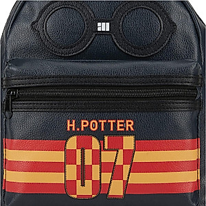 Harry Potter Hogwarts Allover Backpack - Girls, Boys, Teens, Adults Hogwarts School of Witchcraft Faux Leather 10 Inch Allover Mini Backpack