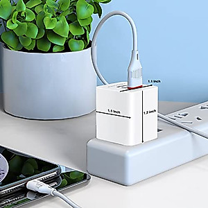 20W USB C Charger PD Fast Charger Block USB-C Wall Charger Power Adapter Compatible with iPhone 13/13 Pro Max/iPhone 14/12 Pro Max/SE/11,Pixel,Galaxy S21/S20/Note 10, iPad Mini/Pro Type c Fast Charger