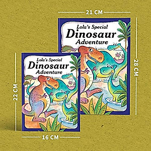 Personalized Dinosaur Adventure Book (Standard Softback)