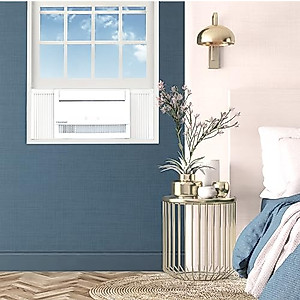 Freonic 10,000 BTU Window Air Conditioner and Dehumidifier, 115V Window AC Unit for Apartment, Living Room, and Medium Rooms up to 450 Sq. Ft., Air Conditioner Window Unit with Remote Control in White