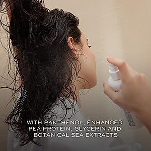 Kristin Ess Hair Weightless Shine Leave In Conditioner Spray for Curly, Straight & Dry Damaged Hair - Vegan, Sulfate Free + Paraben Free - Moisture Repairing Detangler Spray for Frizzy Hair, 8.45 oz.