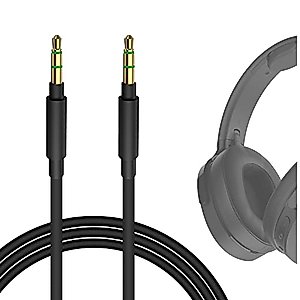 GEEKRIA Audio Cable Compatible with Skullcandy Hesh Evo, Hesh 3, Crusher Wireless, Venue, Grind, Crusher Evo, Cassette, Mix Master Cable, 3.5mm Aux Replacement Stereo Cord (4 ft / 1.2 m)