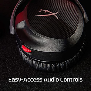 HyperX Cloud Stinger 2 – Gaming Headset, DTS Headphone:X Spatial Audio, Lightweight Over-Ear Headset with mic, Swivel-to-Mute Function, 50mm Drivers, PC Compatible (Renewed)