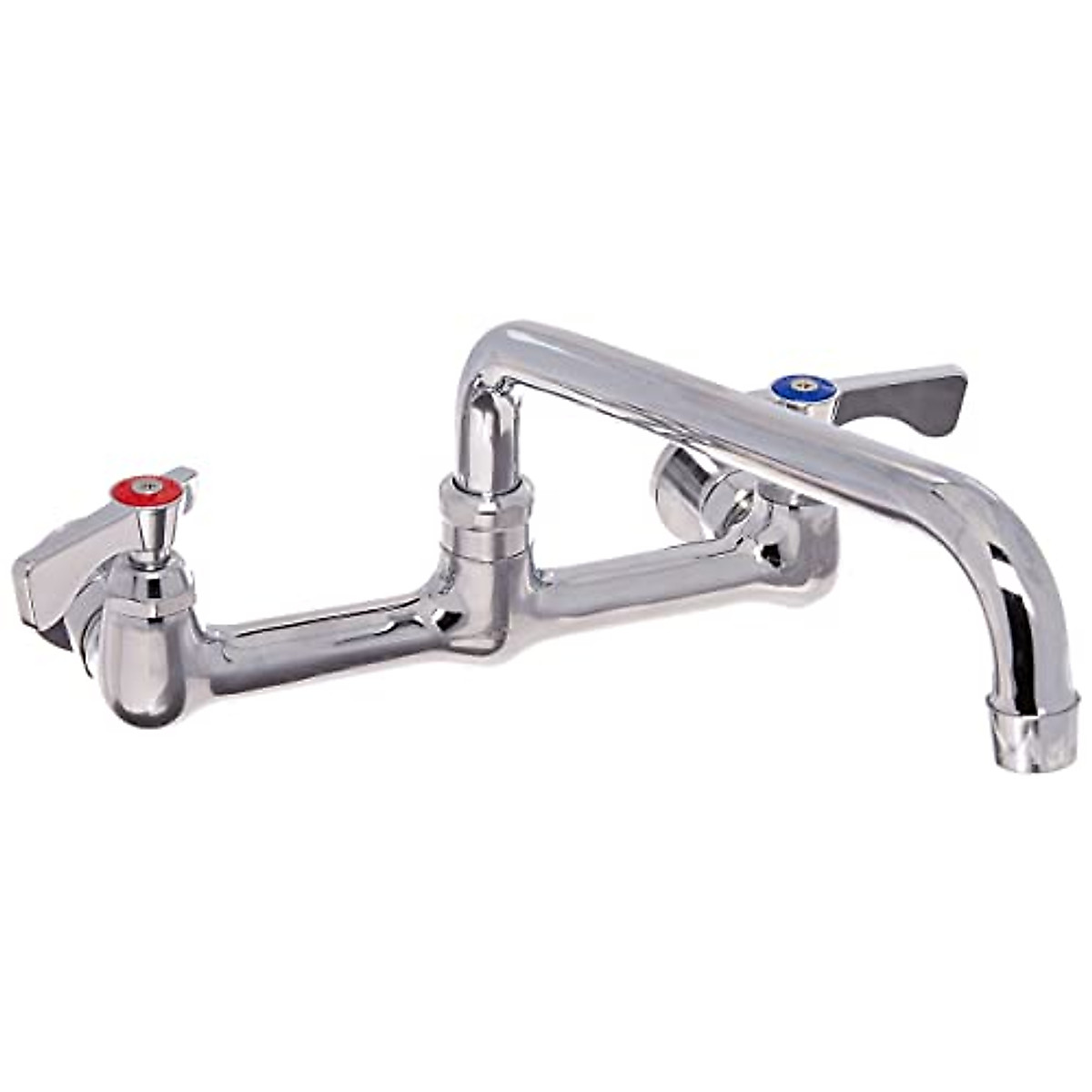 Krowne Silver Series 8" Center Wall Mount Faucet, 10" Spout