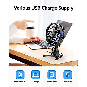 USB tabletop fan portable desktop mini fan foldable usb plug-in small fan multi-speed shift personal fan mute desktop fan office adjustable angle high wind power can be plugged into the computer fan