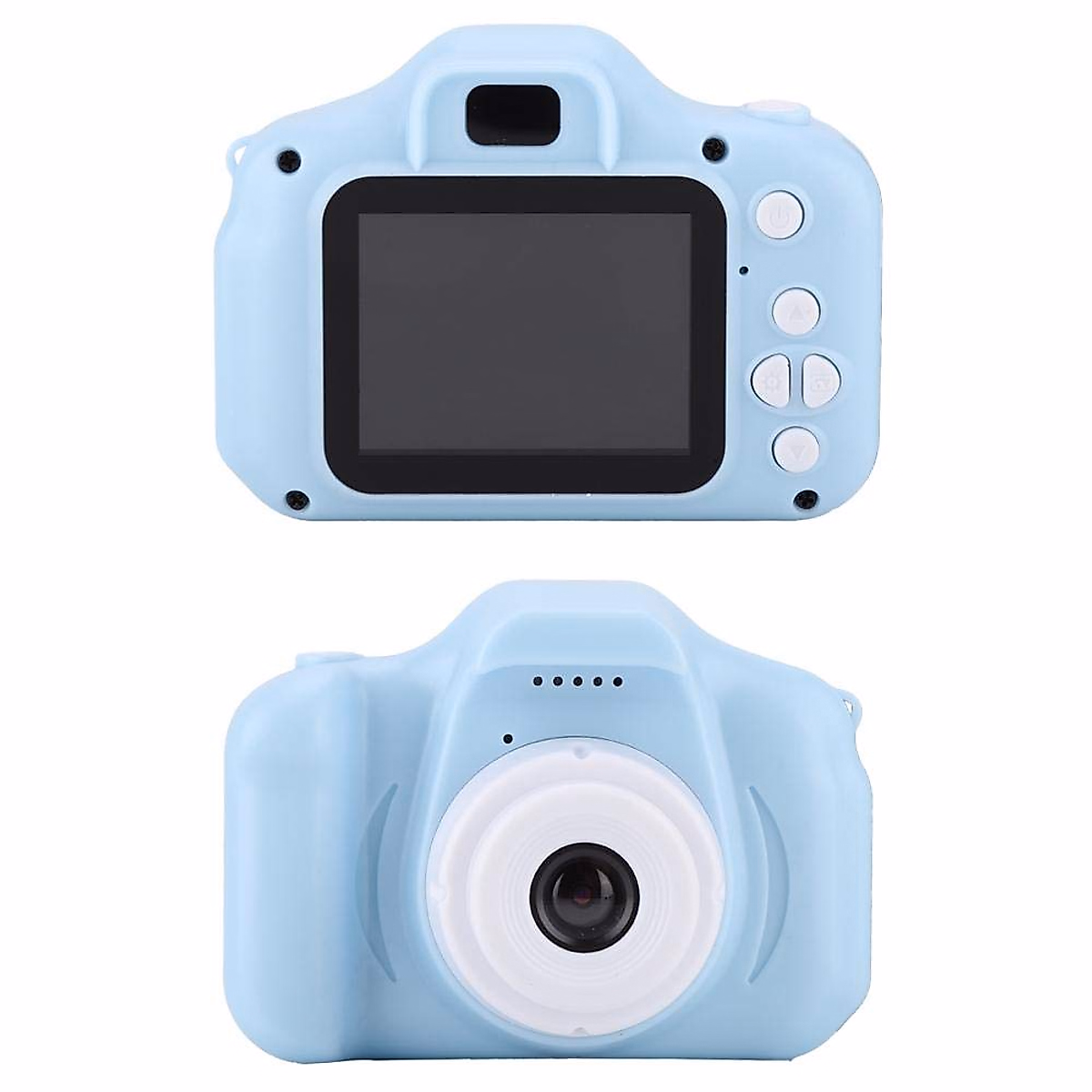 Mini Portable Kids Camera - 2.0 inch IPS Color Screen - HD 1080P Children's Digital Camera - with Photo/Video Function - Boys, Girls(Blue)