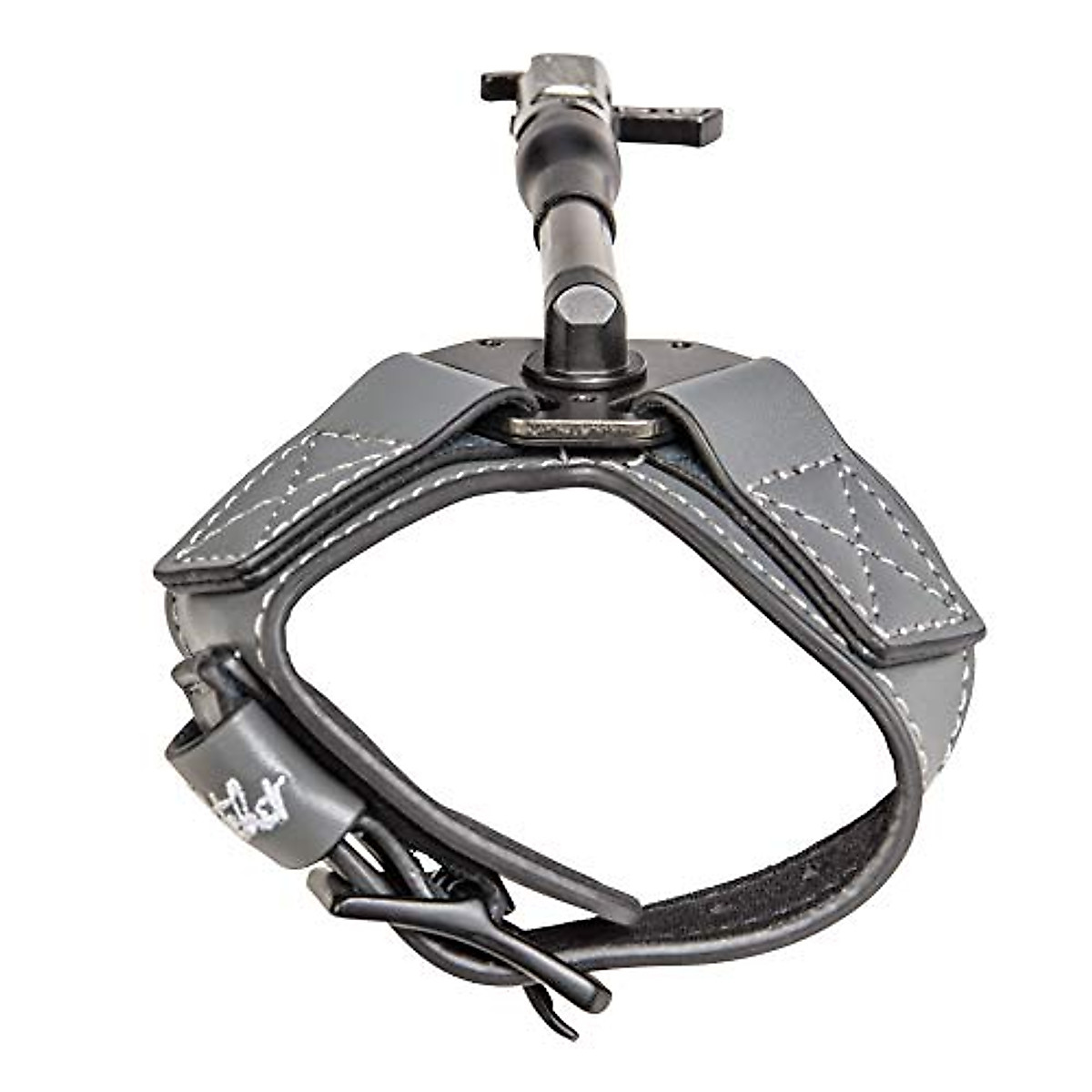 Trophy Ridge DrawPoint Archery Bow Release - Infinitely Adjustable Index Finger Release with 360-Degree Rotation, Customizable Length, Smooth Leather Wrist Strap