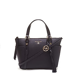 Michael Kors Sullivan Small Convertible Top Zip Tote Black One Size