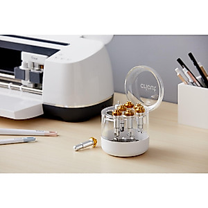 Cricut Scoring Wheel Tip + QuickSwap Drive Housing, Patented Wheel Design, Up To 10X More Pressure, Crisp Creases on Basic Materials, For DIY Crafts, Compatible with Cricut Maker Cutting Machine