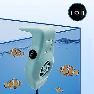 GRABLOOM Fish Tanks Ventilator Cooling Fan for Household Aquariums Air Fishtanks Air Chiller Temperature Reduce System Cooling Fan for Fish Tanks Aquatic Pets Supplies