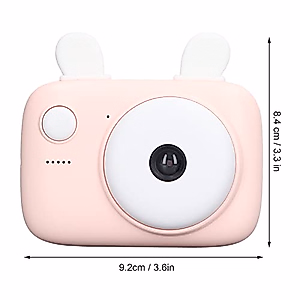 Kids Camera, Children Camera Toys 800mAh Battery Mini Portable for Outdoor for Playing Games for Travel (Candy Pink)