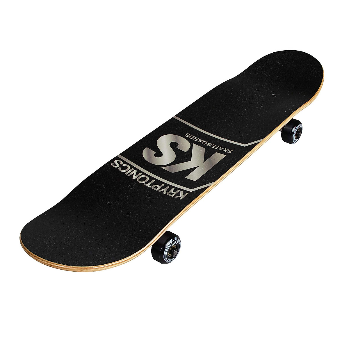 Kryptonics 31" Star Series VHS Skateboard – Retro Red/Blue Design, Durable Wood Deck, 54mm Smooth Wheels, Ideal for Youth & Intermediate Riders, Tricks & Cruising