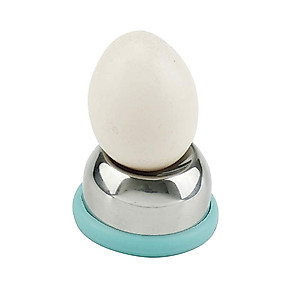 1 Pack Hard Boiled Egg Piercer simple easy egg hole puncher egg poacher Endurance Hole (304 stainless steel+new material PP bottom)Anti-sliding can operate well,Arc is suitable for all kinds of eggs.
