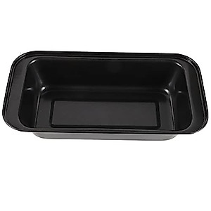 Hemoton Non Stick Baking Pan Bread Pan Non Stick Baking Sheet Kitchen Gadget Practical Toast Pan Bread Pan Carbon Steel Small Tools Bakeware Black Household Toast Mold Metal Dies
