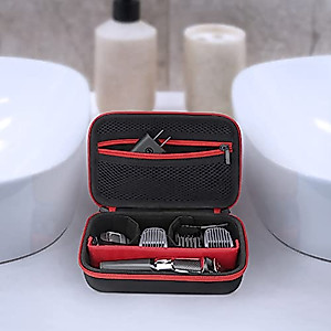 Yinke Case for Philips Norelco Multigroom Series 3000/5000, MG3750/MG5750/49 Beard Trimmer & attachments, Travel Storage Bag Hard Case Organizer (Series 3000/5000)