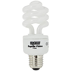 Exo Terra Reptile Vision Compact Fluorescent Lamp, 13-watt