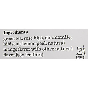 Bigelow Tea Green Tea with Mango, 20 ct