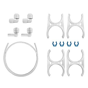 Filter Upgrade Kit for Reverse Osmosis and Under Sink Water Filtration System – Add a New Filtration Stage to Your System – Includes Adapters for ¼” Threaded and Quick Connect Filters – Express Water