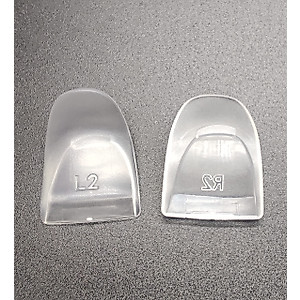 1 Pairs L2 R2 Trigger Extenders Buttons for Playstation 4 PS4 PS4 Slim Pro Controller Clear