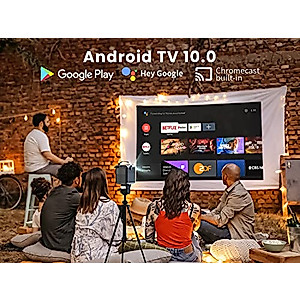 ETOE D2 Pro Projector with Tripod Stand